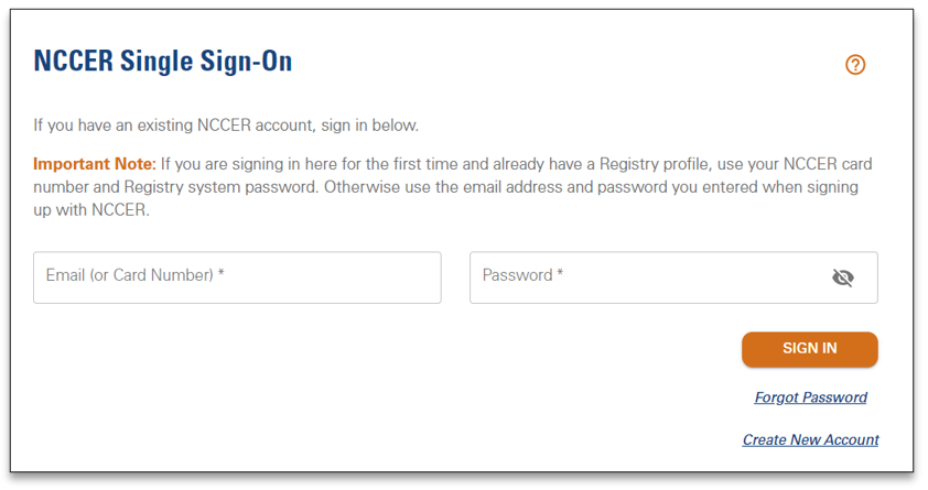 NCCER Account Help - How To Sign in to Your NCCER Account