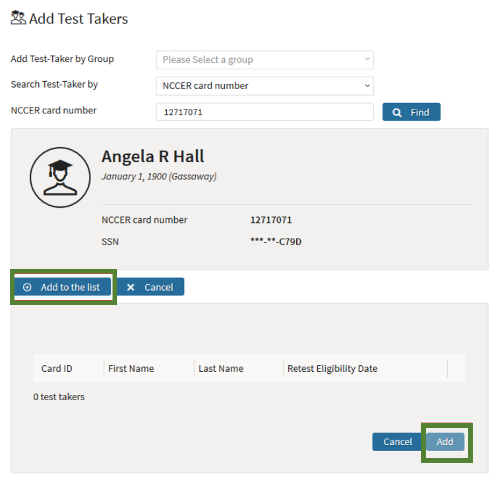 How to assign a module test in the NCCER Testing System