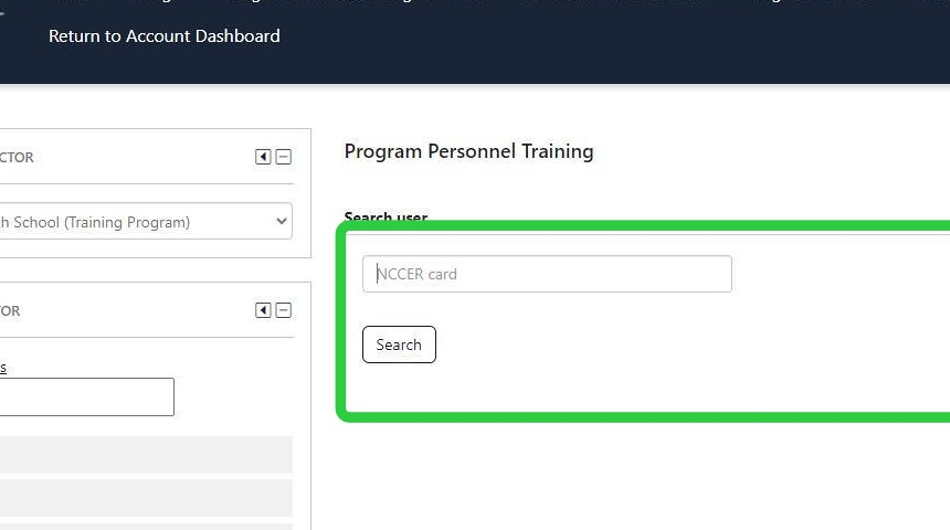Assigning Program Personnel Training (Instructor Certification Training Program)