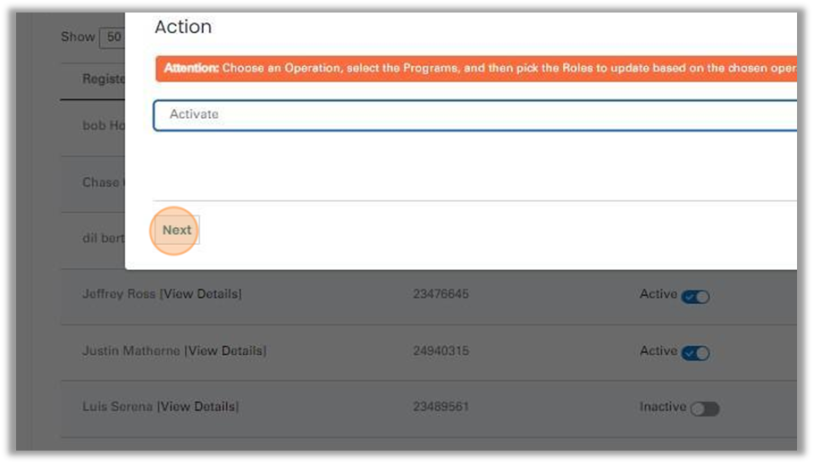 How to search for personnel and manage role assignment