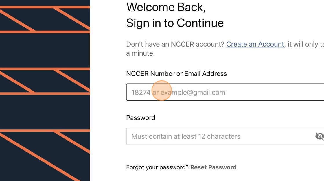 Facilitator: Signing into the NCCER Learning Platform