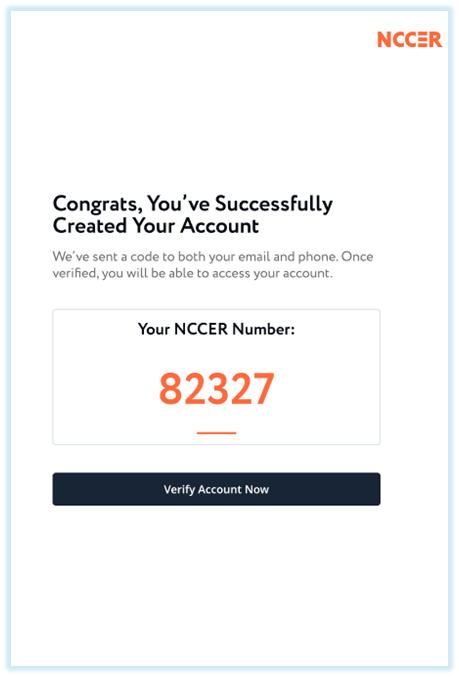 Creating NCCER card numbers